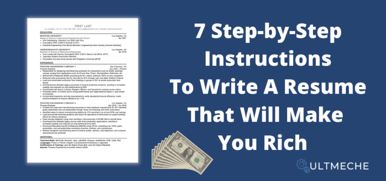 7 Step By Step Instructions On How To Write A Resume - ULTMECHE